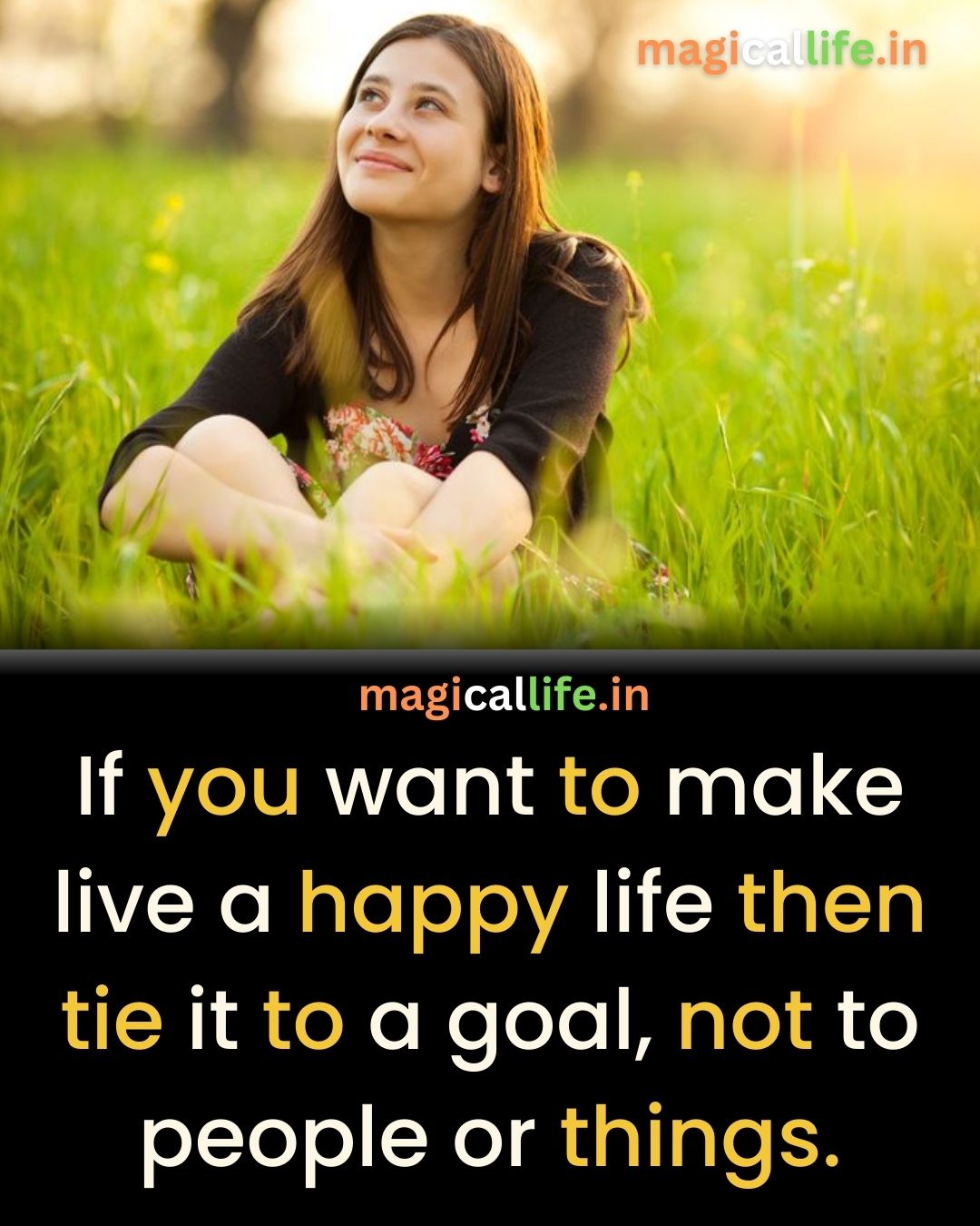 Happy Life Quotes in English | Feeling Happy Quotes - MAGICALLIFE.IN